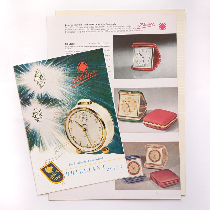Kaiser Alarm Clock - Etsy