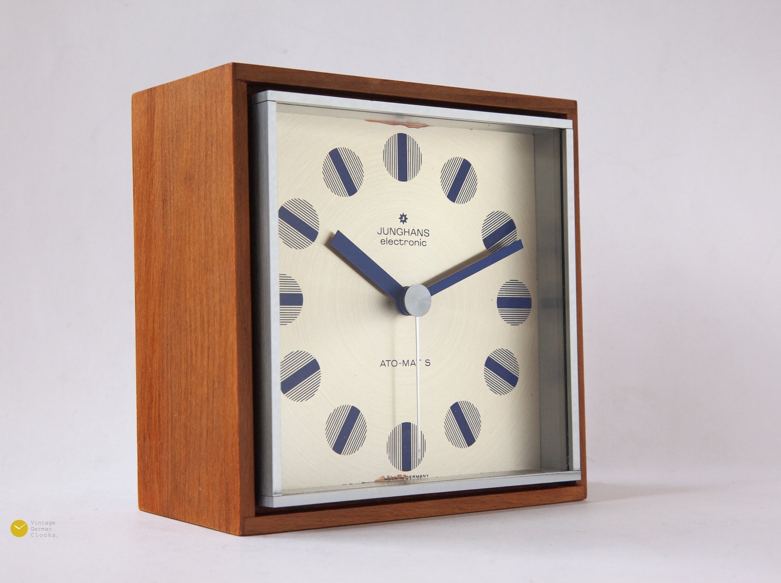 Mid Century JUNGHANS Table CLOCK ATO-Mat Space Age Modern | Etsy