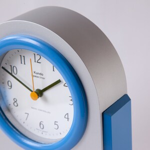 NOS Postmodern KUNDO Desk Clock 1990s Space Timer Radio Controlled ...