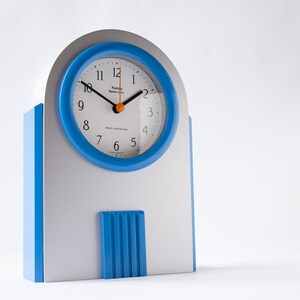 NOS Postmodern KUNDO Desk Clock 1990s Space Timer Radio Controlled ...
