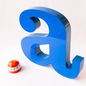 Original A Facade Letter Vintage Illuminated Antiqua Sign Advertising ...