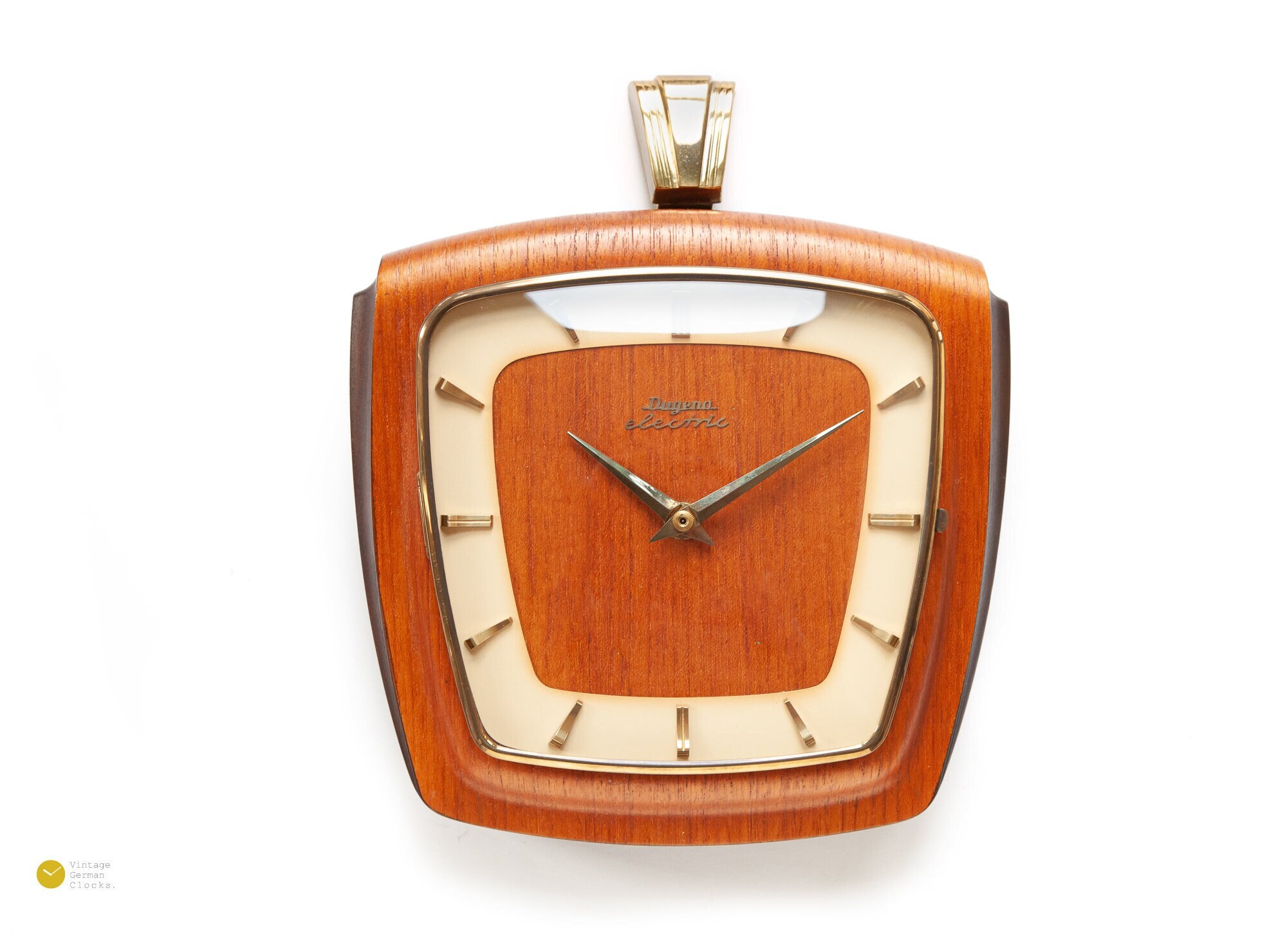 Mid Century DUGENA Wall Clock Teak Nelson Modern Eames | Etsy