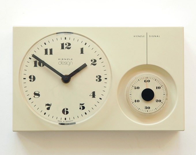 Space Age KIENZLE Wall Kitchen CLOCK With TIMER Panton - Etsy
