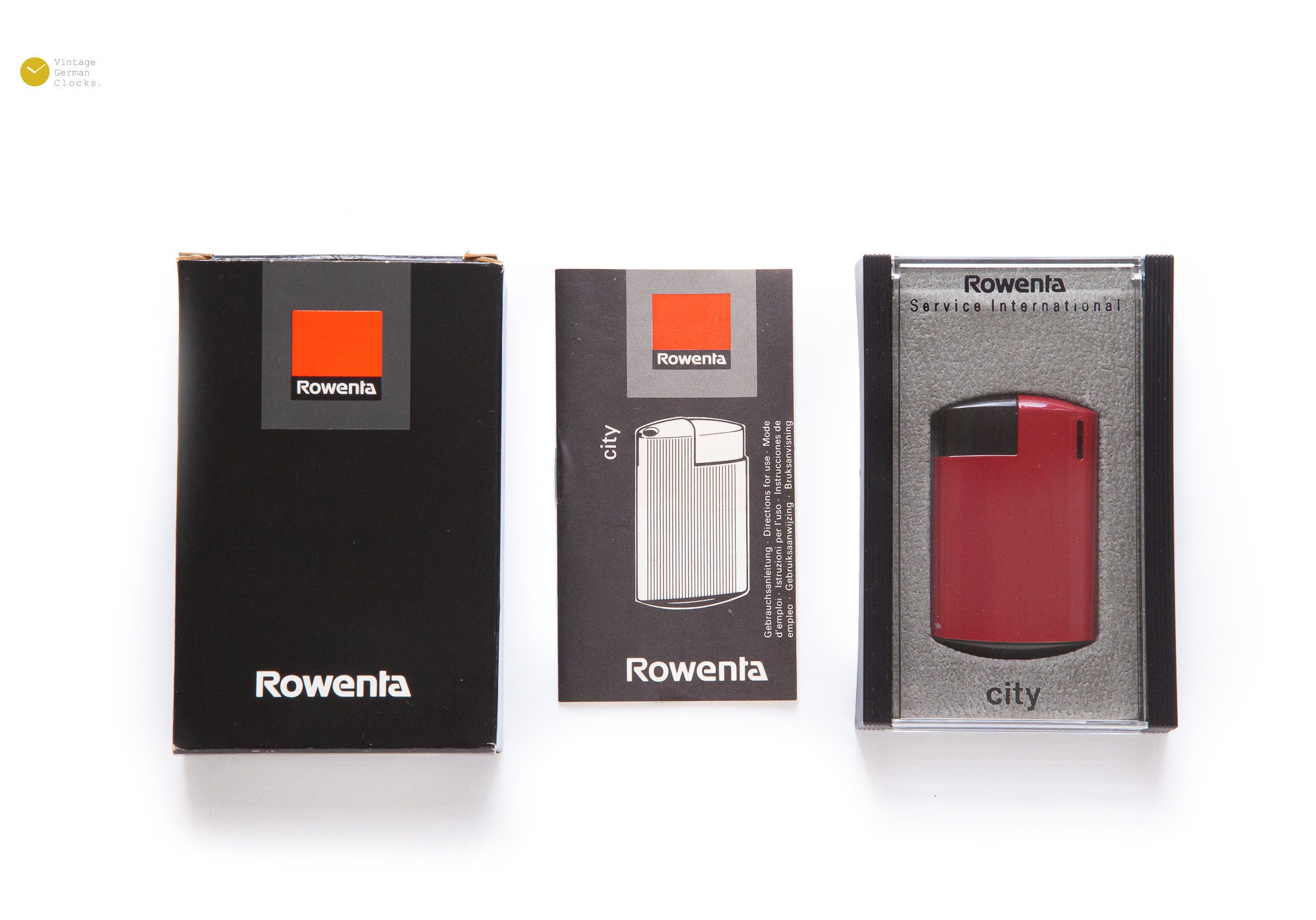 Boxed 80s ROWENTA City Lighter Gas Germany Postmodern New in | Etsy