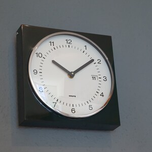 1971 KRUPS DATE Wall Kitchen Clock - Space Age Germany BAUHAUS Panton ...