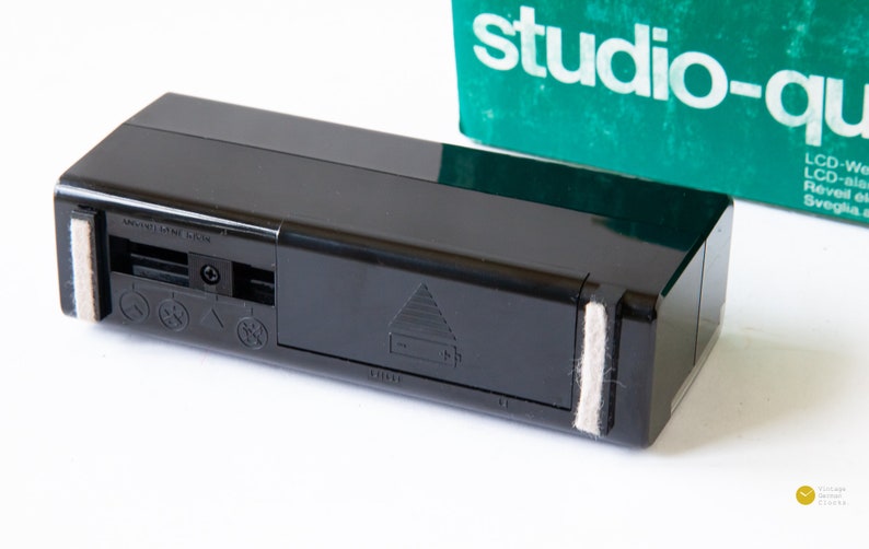 1978s NOS in Box JUNGHANS Studio Alarm Clock DEFECT Postmodern Space ...