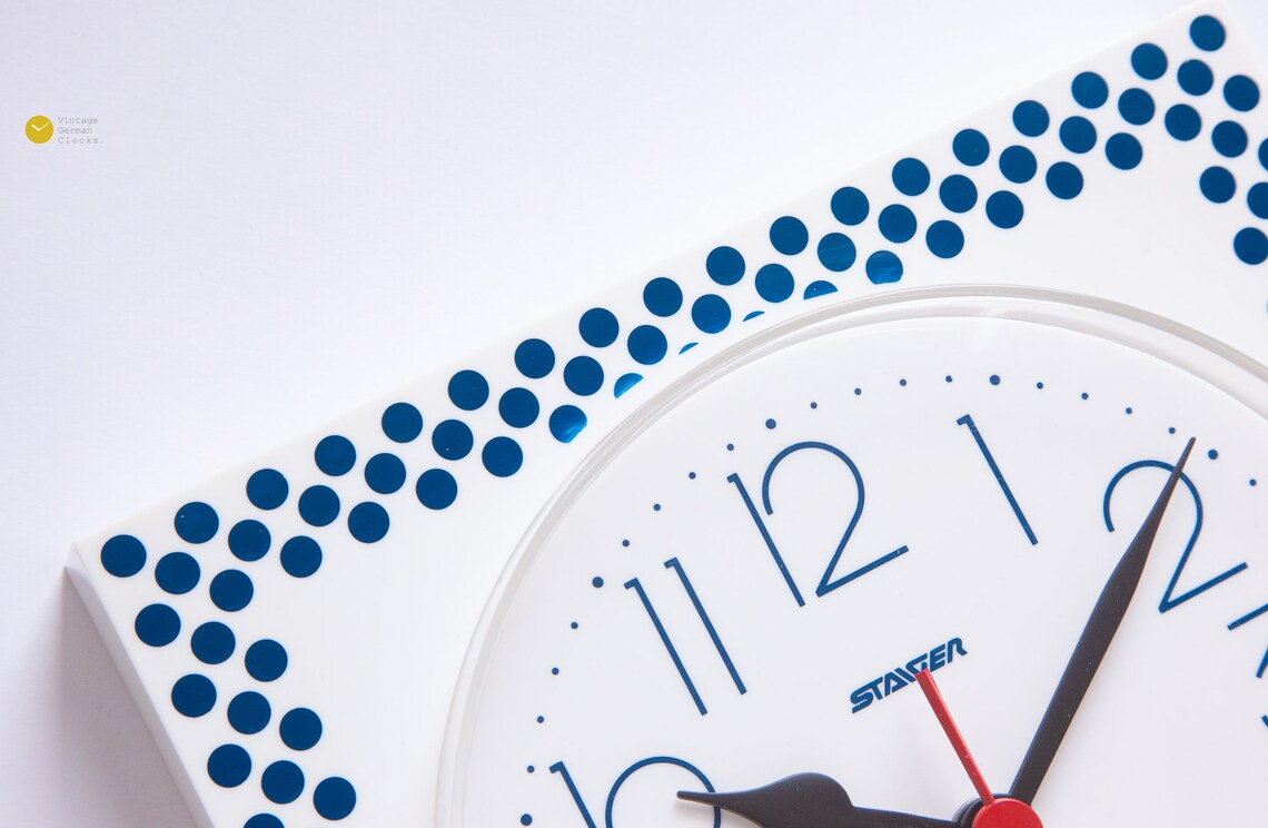 Space Age STAIGER Wall CLOCK Atomic Mid Century - Etsy