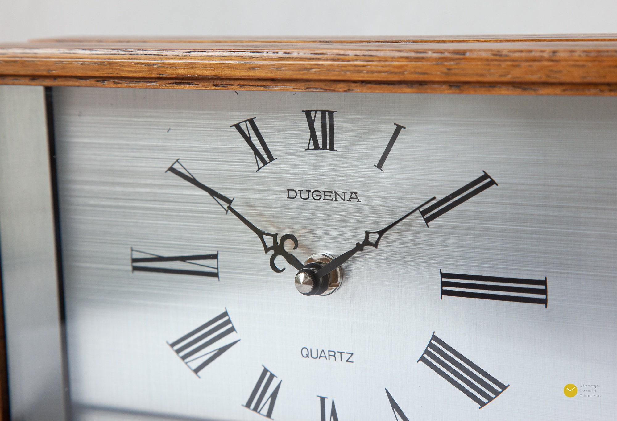 70s DUGENA Desk CLOCK Mid Century MCM Junghans Atomic Space | Etsy