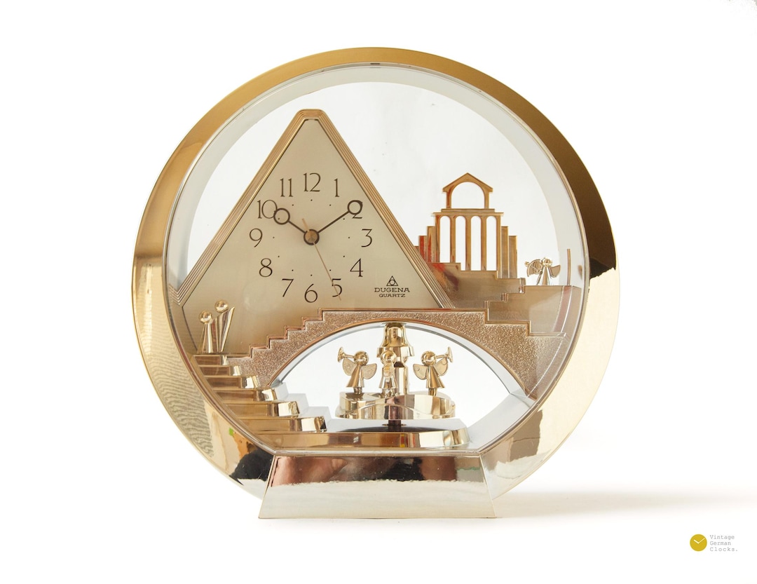 Figurative DUGENA Mobile Pendulum Desk Clock Postmodern Plastic Japan ...