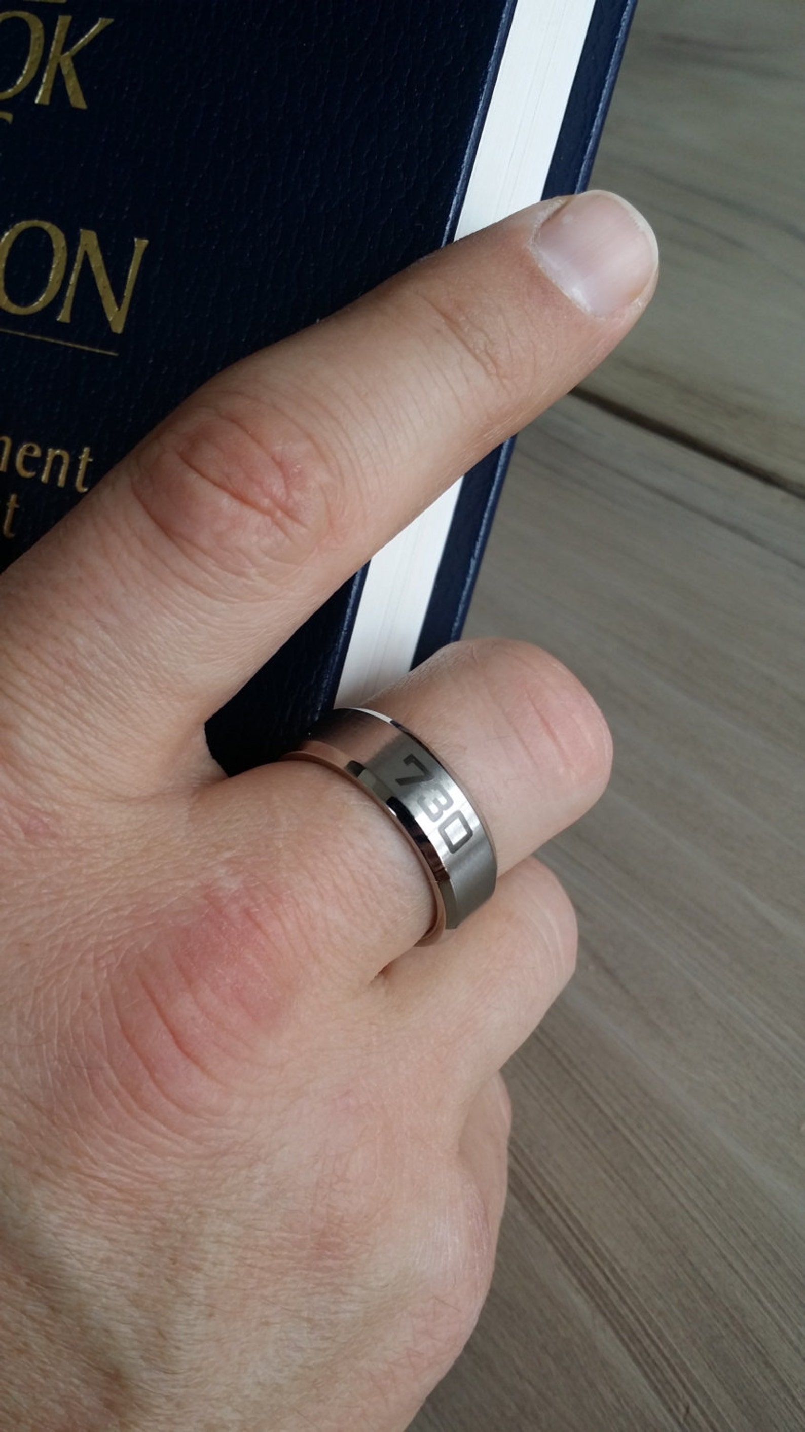 LDS Missionary Ring, LDS Mission Ring, Stainless Steel 730 Ring, CTR ...