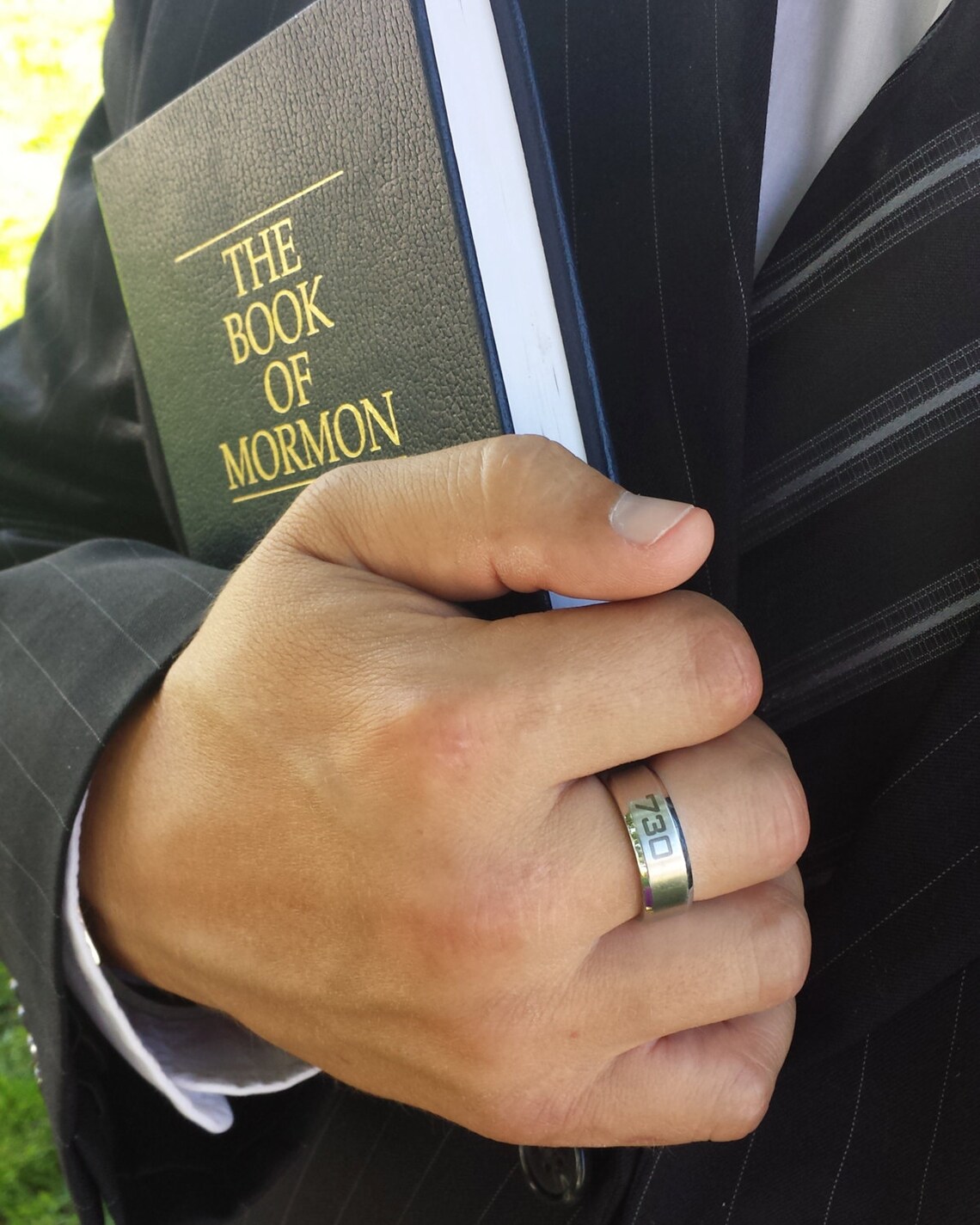 LDS Missionary Ring, LDS Mission Ring, Stainless Steel 730 Ring, CTR ...