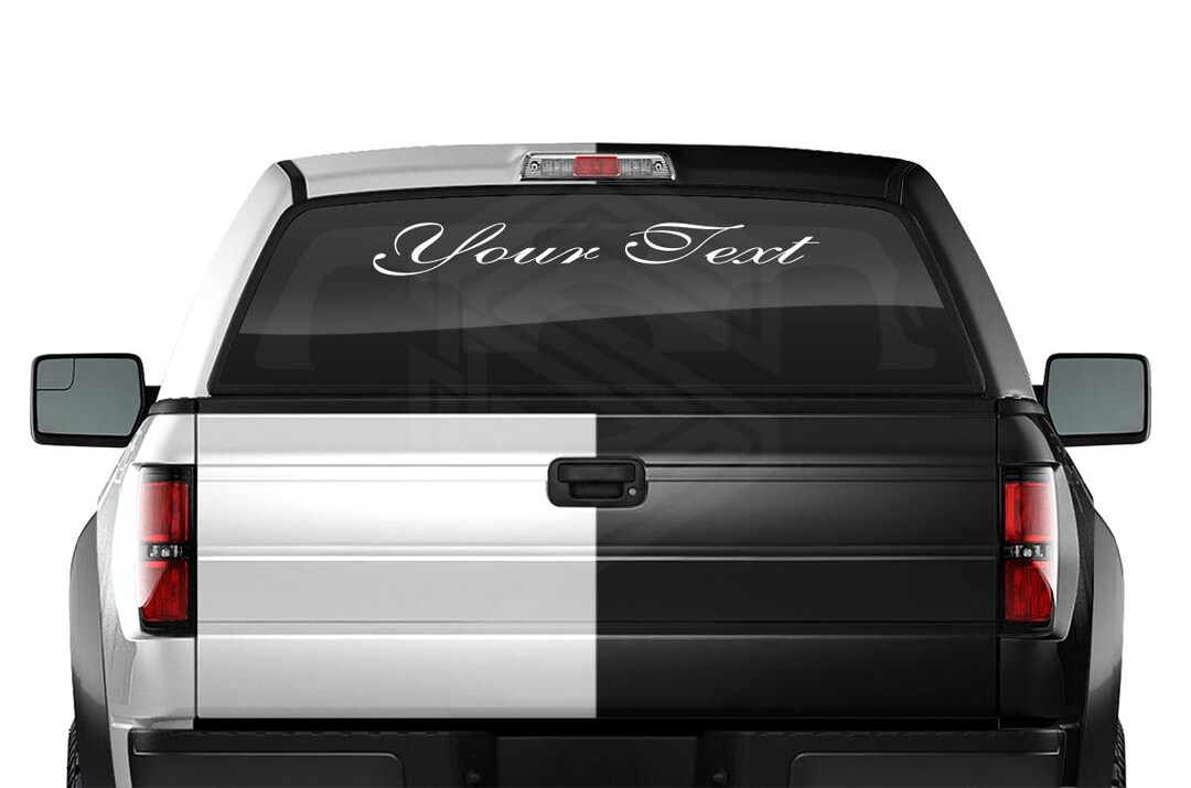 Personalized Your Custom Text Name Decal Sticker Windshield Window ...