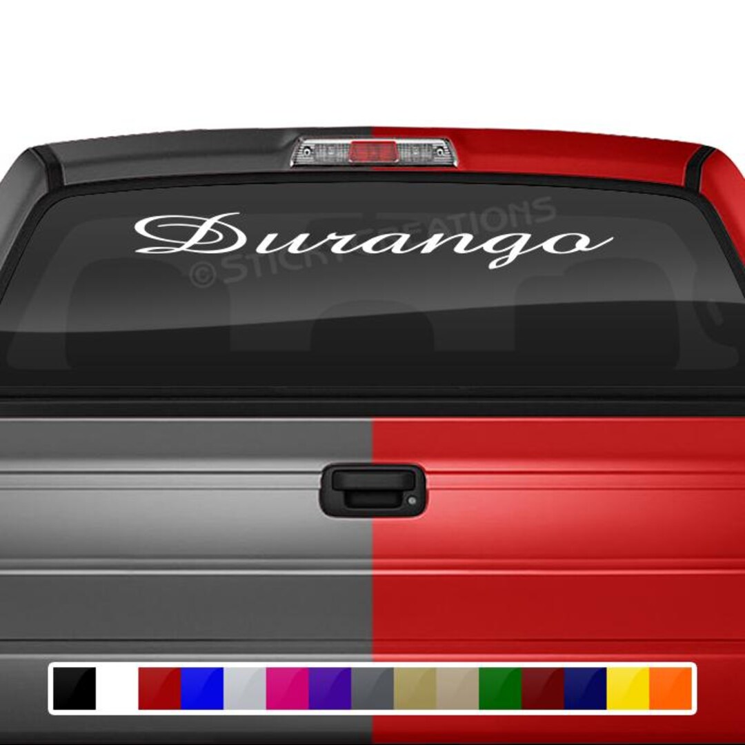 DURANGO MX Mexico Decal Sticker Windshield Window Vinyl Graphic Banner ...
