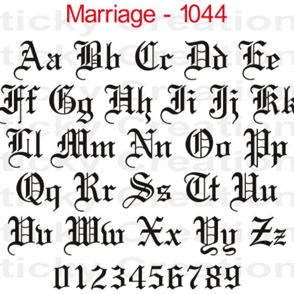 Fancy Letters - Etsy