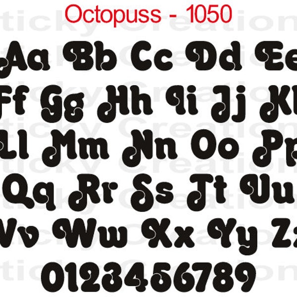 Fancy Letters Decal - Etsy