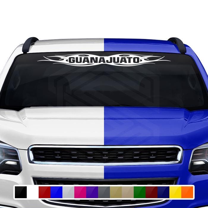 Design #115 GUANAJUATO MX Mexico Decal Sticker Windshield Window Vinyl ...