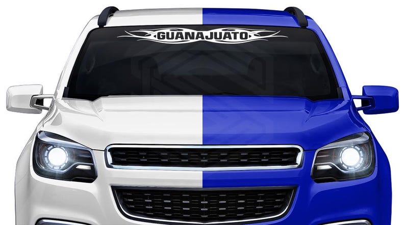 Design #115 GUANAJUATO MX Mexico Decal Sticker Windshield Window Vinyl ...