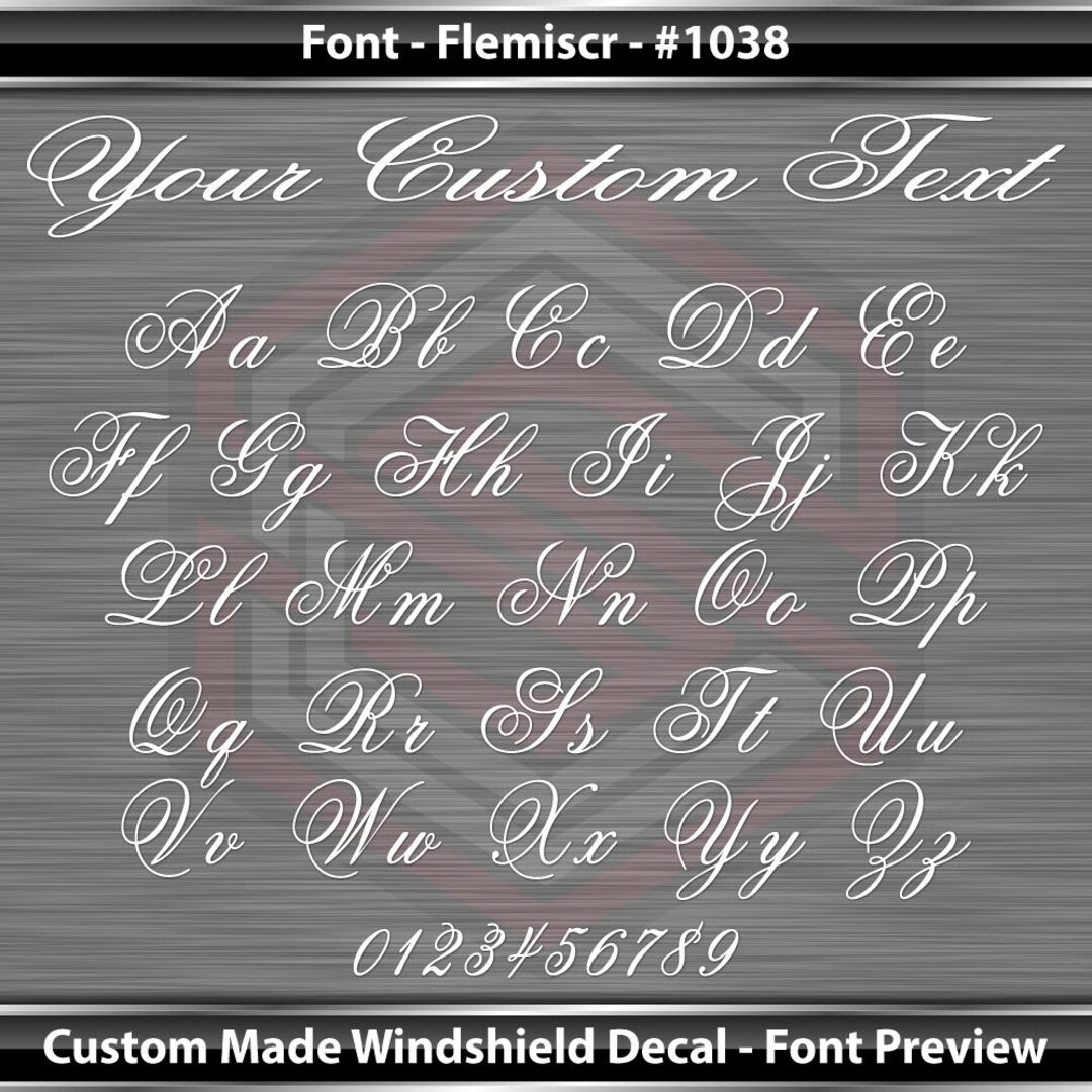 Personalized Your Custom Text Name Decal Sticker Windshield Window ...