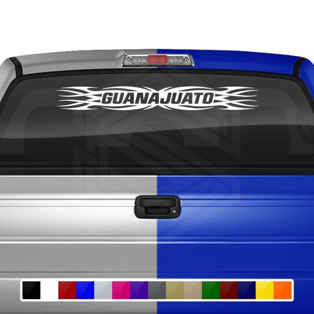 Design #161 GUANAJUATO MX Mexico Decal Sticker Windshield Window Vinyl ...