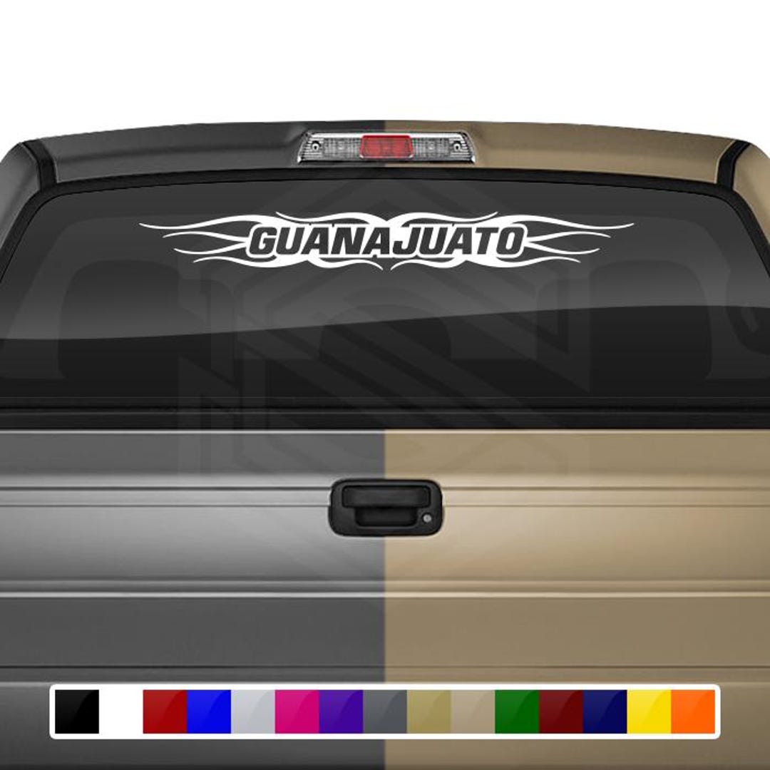 Design #121 GUANAJUATO MX Mexico Decal Sticker Windshield Window Vinyl ...