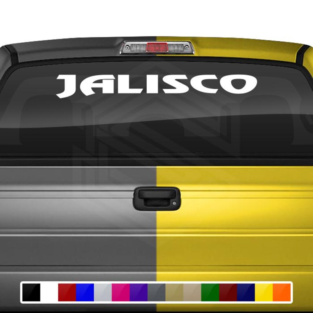 JALISCO MX Mexico Decal Sticker Windshield Window Vinyl Graphic Banner ...