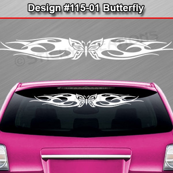 Back Window Flame Decal - Etsy