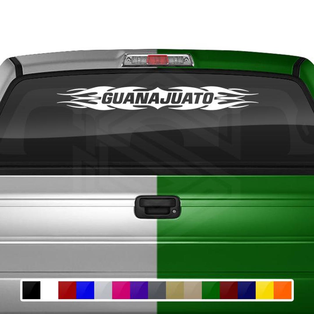 Design #114 GUANAJUATO MX Mexico Decal Sticker Windshield Window Vinyl ...