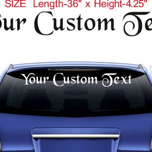 Custom Text Tailends Font Customized Personalized Letters Name ...
