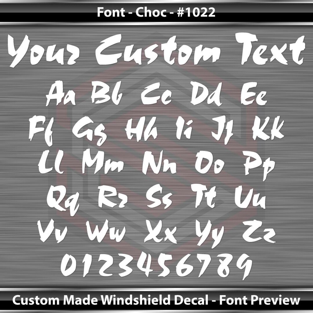 Personalized Your Custom Text Name Decal Sticker Windshield Window ...