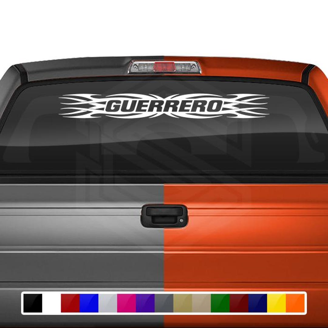 Design #161 GUERRERO MX Mexico Decal Sticker Windshield Window Vinyl ...