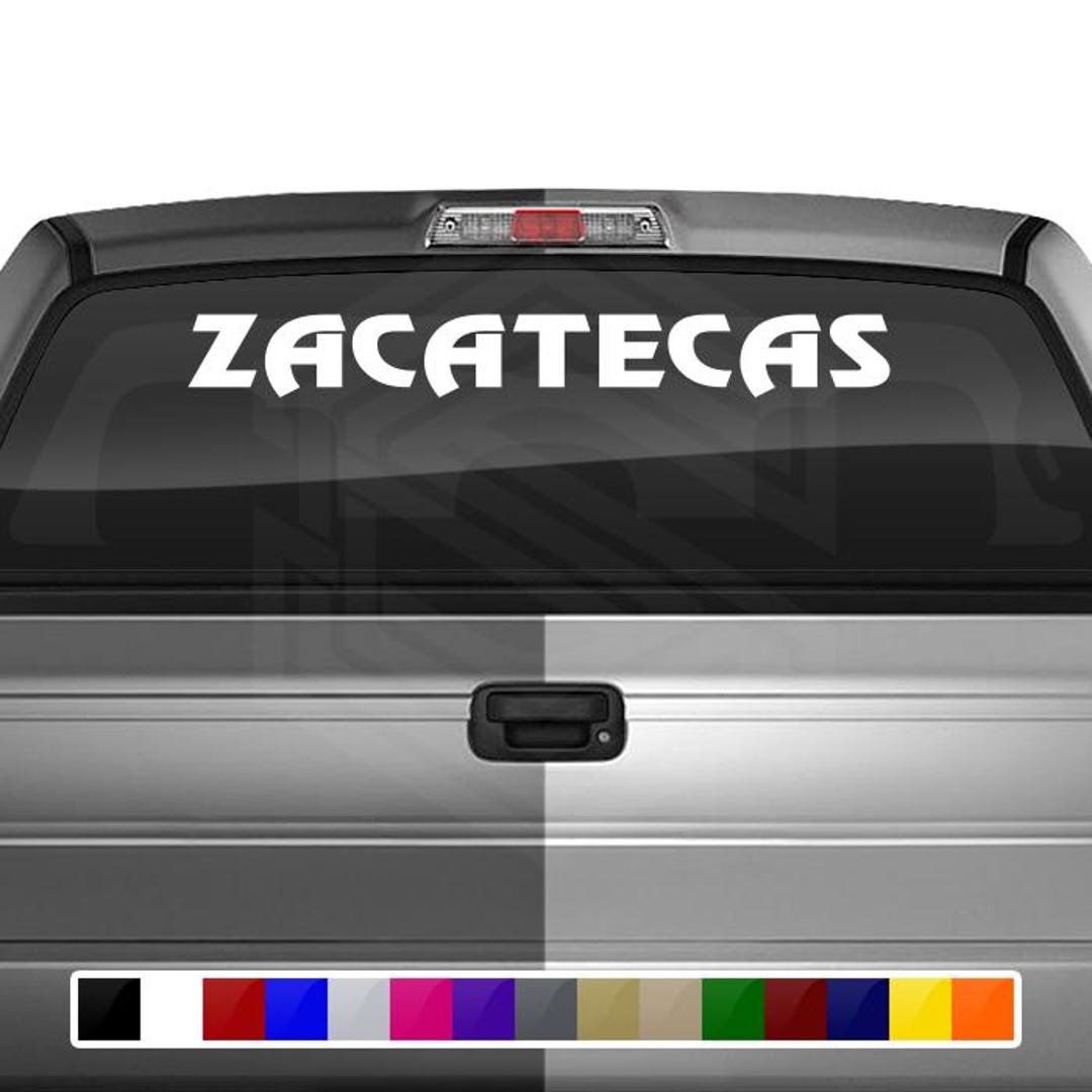ZACATECAS MX Mexico Decal Sticker Windshield Window Vinyl Graphic ...