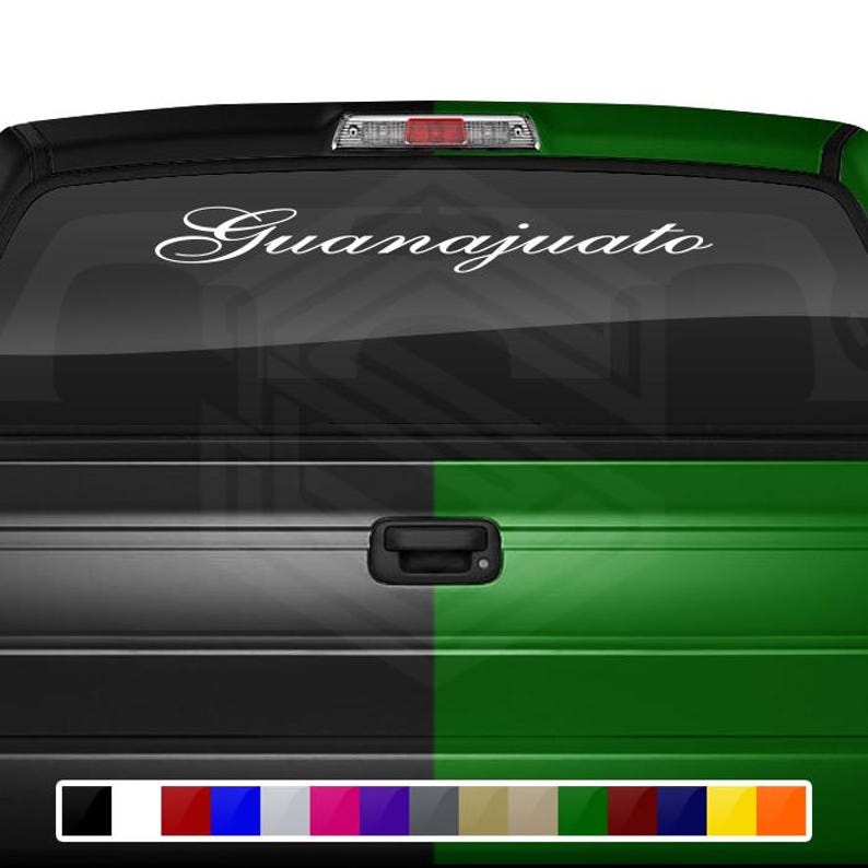 GUANAJUATO MX Mexico Decal Sticker Windshield Window Vinyl Graphic ...