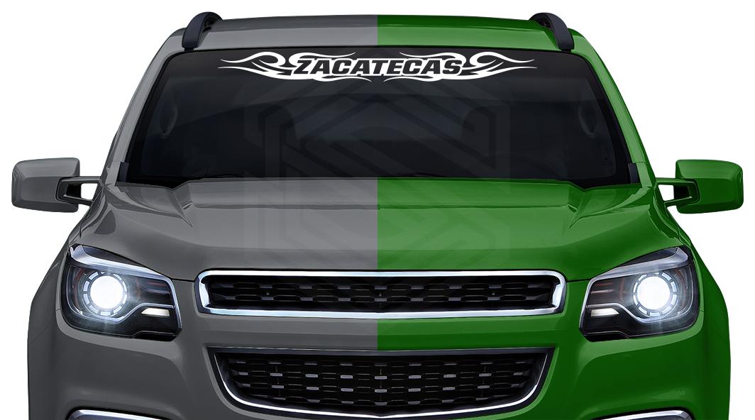 Design #122 ZACATECAS MX Mexico Decal Sticker Windshield Window Vinyl ...