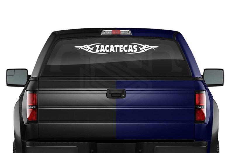 Design #106 ZACATECAS MX Mexico Decal Sticker Windshield Window Vinyl ...