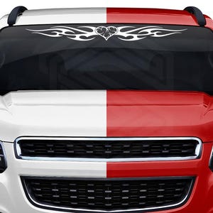Design #116-01 HEART Decal Sticker Windshield Window Vinyl Graphic ...