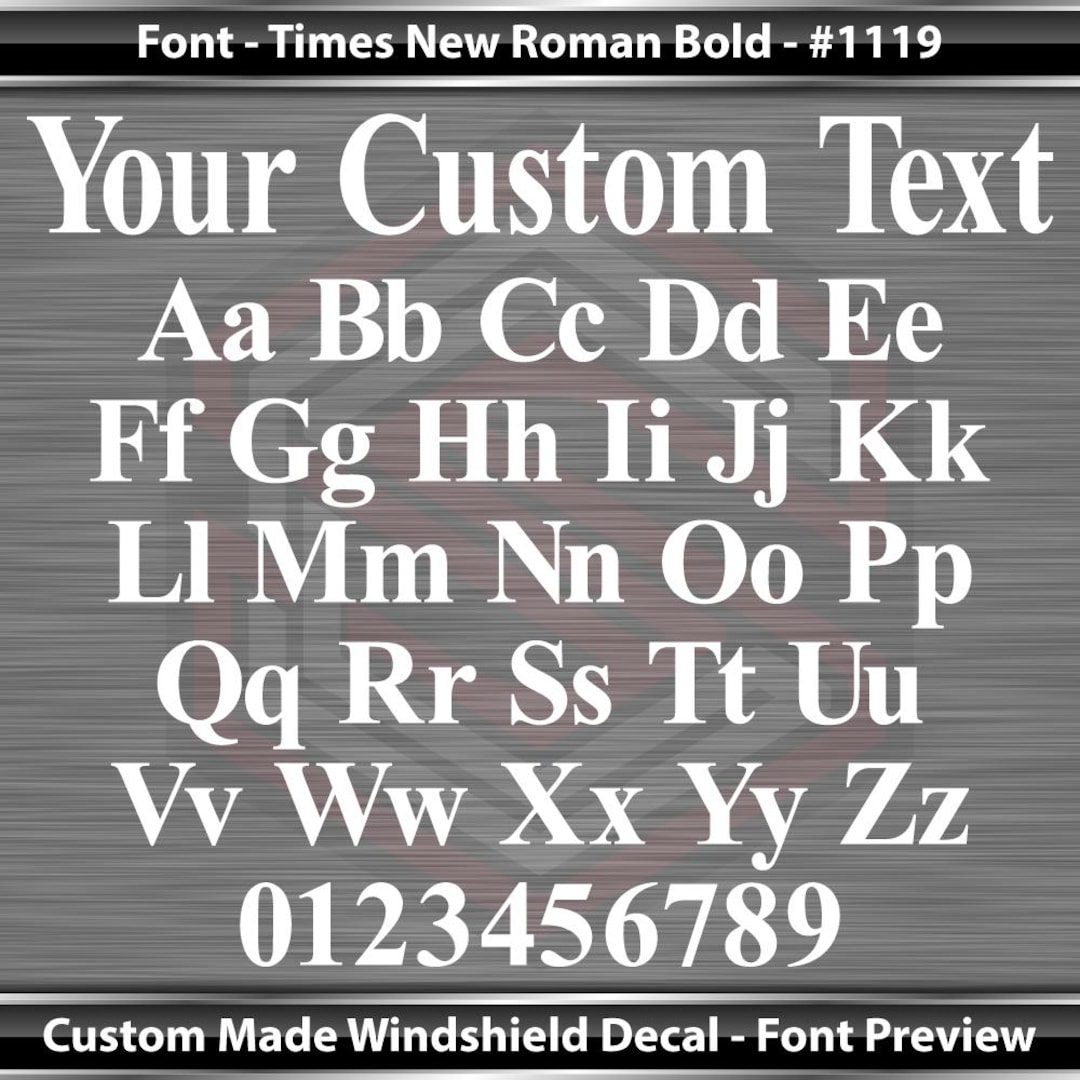 Personalized Your Custom Text Name Decal Sticker Windshield Window ...
