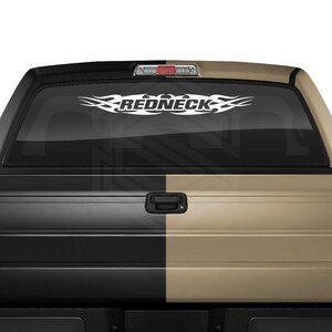 Design #148 REDNECK Decal Sticker Windshield Window Vinyl Graphic ...