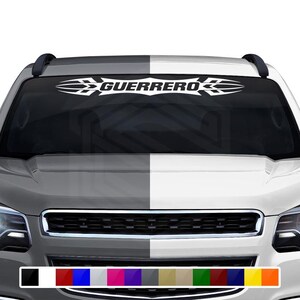 Design #120 GUERRERO MX Mexico Decal Sticker Windshield Window Vinyl ...