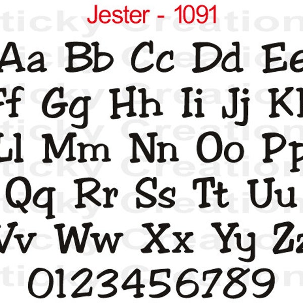 Jester Font - Etsy