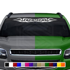 Design #122 ZACATECAS MX Mexico Decal Sticker Windshield Window Vinyl ...