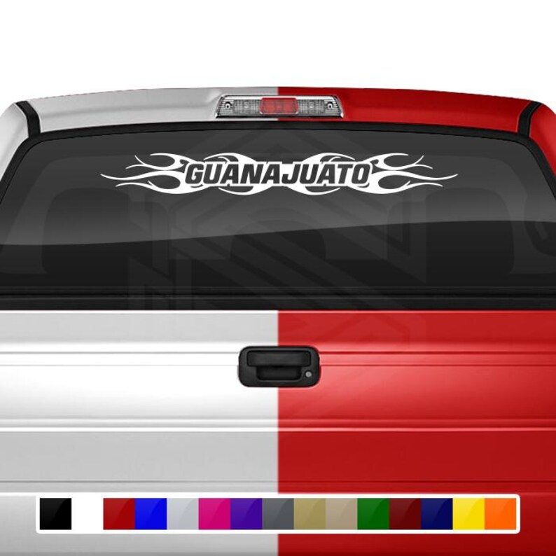 Design #108 GUANAJUATO MX Mexico Decal Sticker Windshield Window Vinyl ...