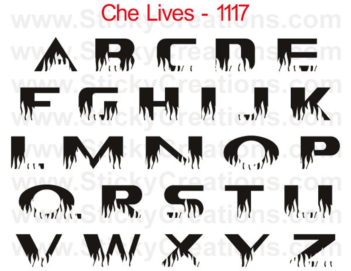 Custom Text Flame Font Customized Personalized Letters Name Fire ...