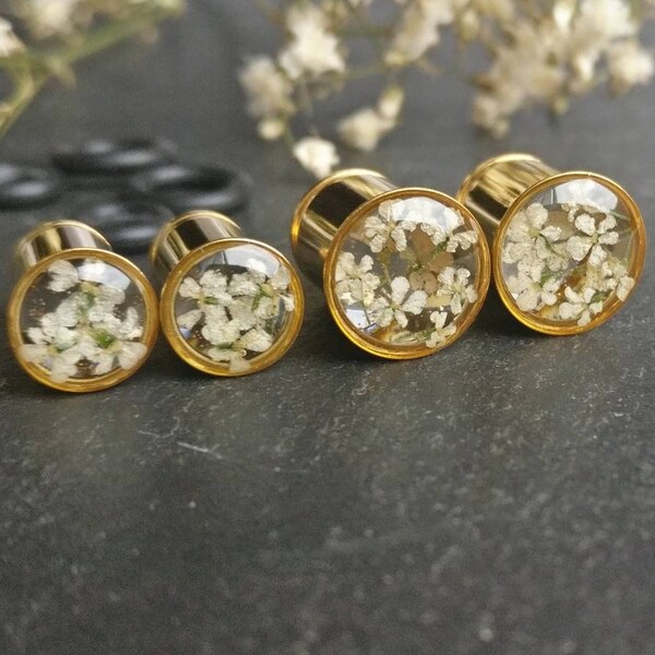 Floral Plugs - Etsy