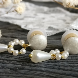 Gold Drop Gauges, Bridal Dangle Plugs, Handcrafted With Teardrop Faux ...