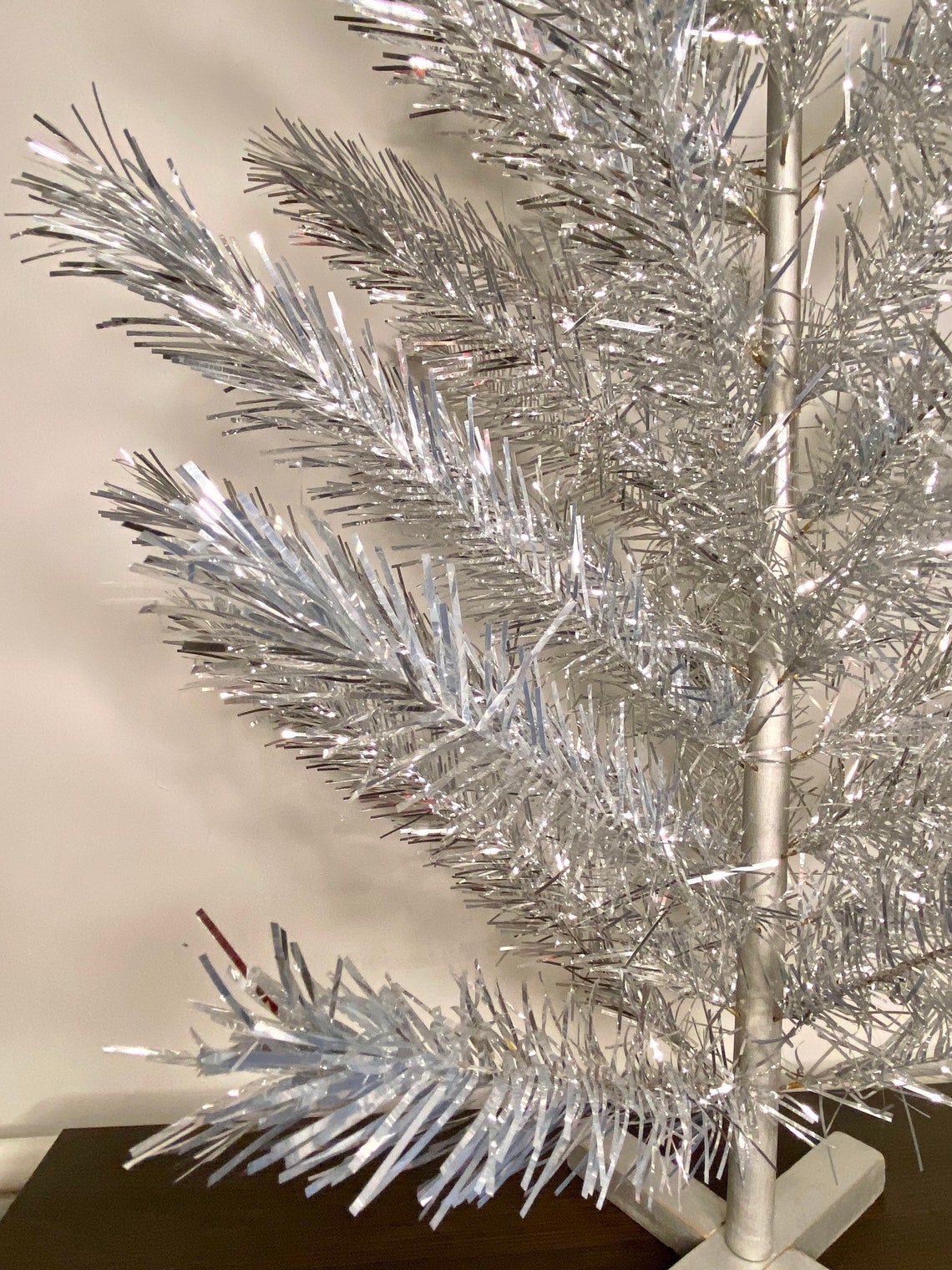 Vintage Metal Aluminum Silver Christmas Tree Mid-century - Etsy