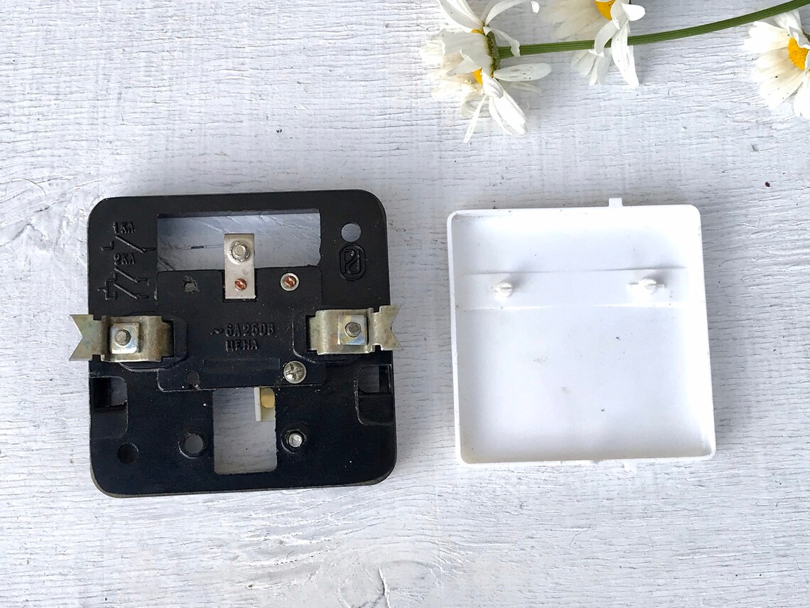 Vintage soviet light switch USSR Wall light switch 70s 80s | Etsy