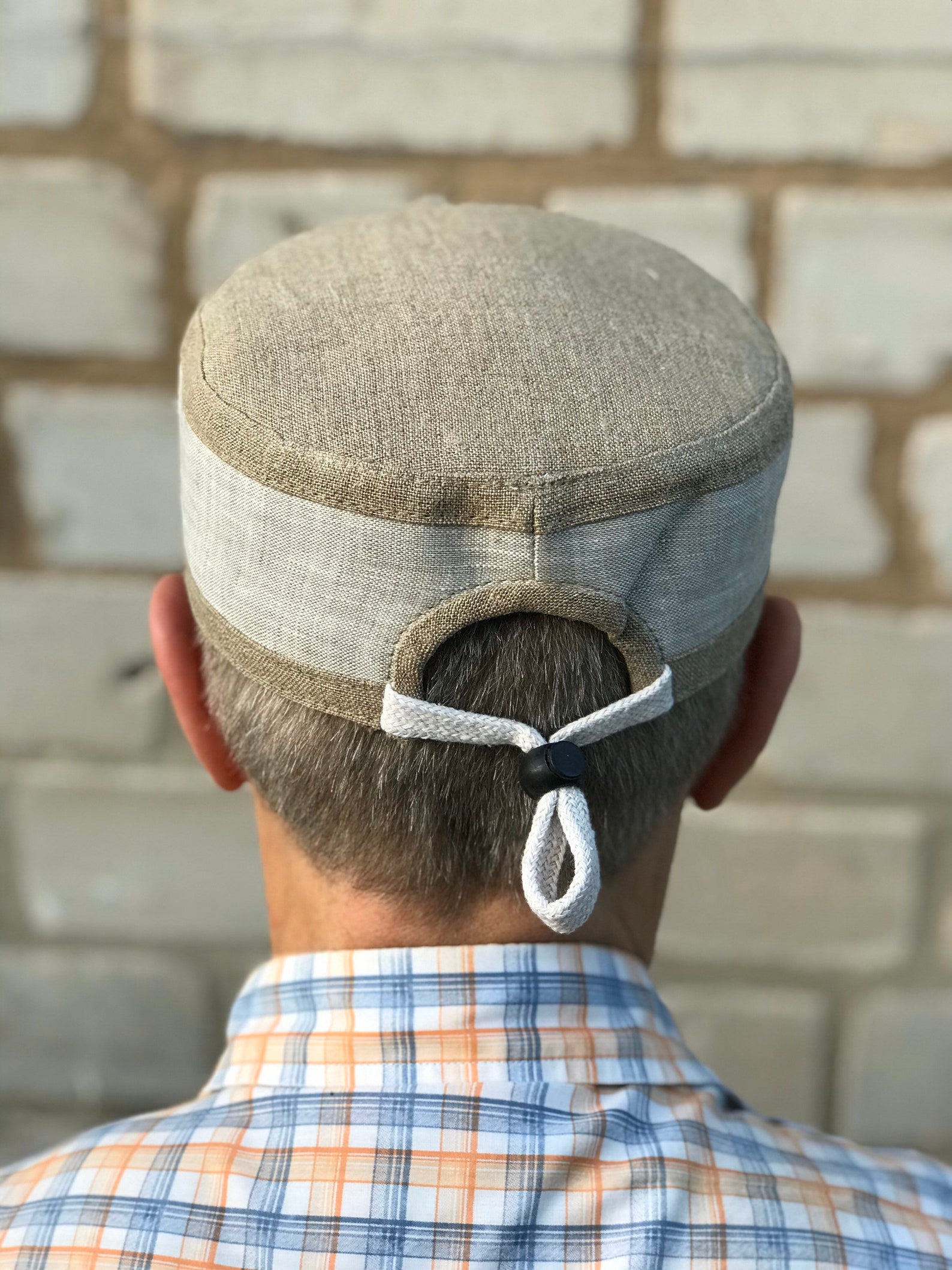 Kufi summer man african cap linen & hemp Man tubeteika | Etsy