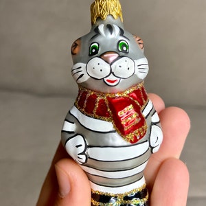 Cat Matroskin and Postman Pechkkin, Ukrainian Christmas Tree Ornaments ...