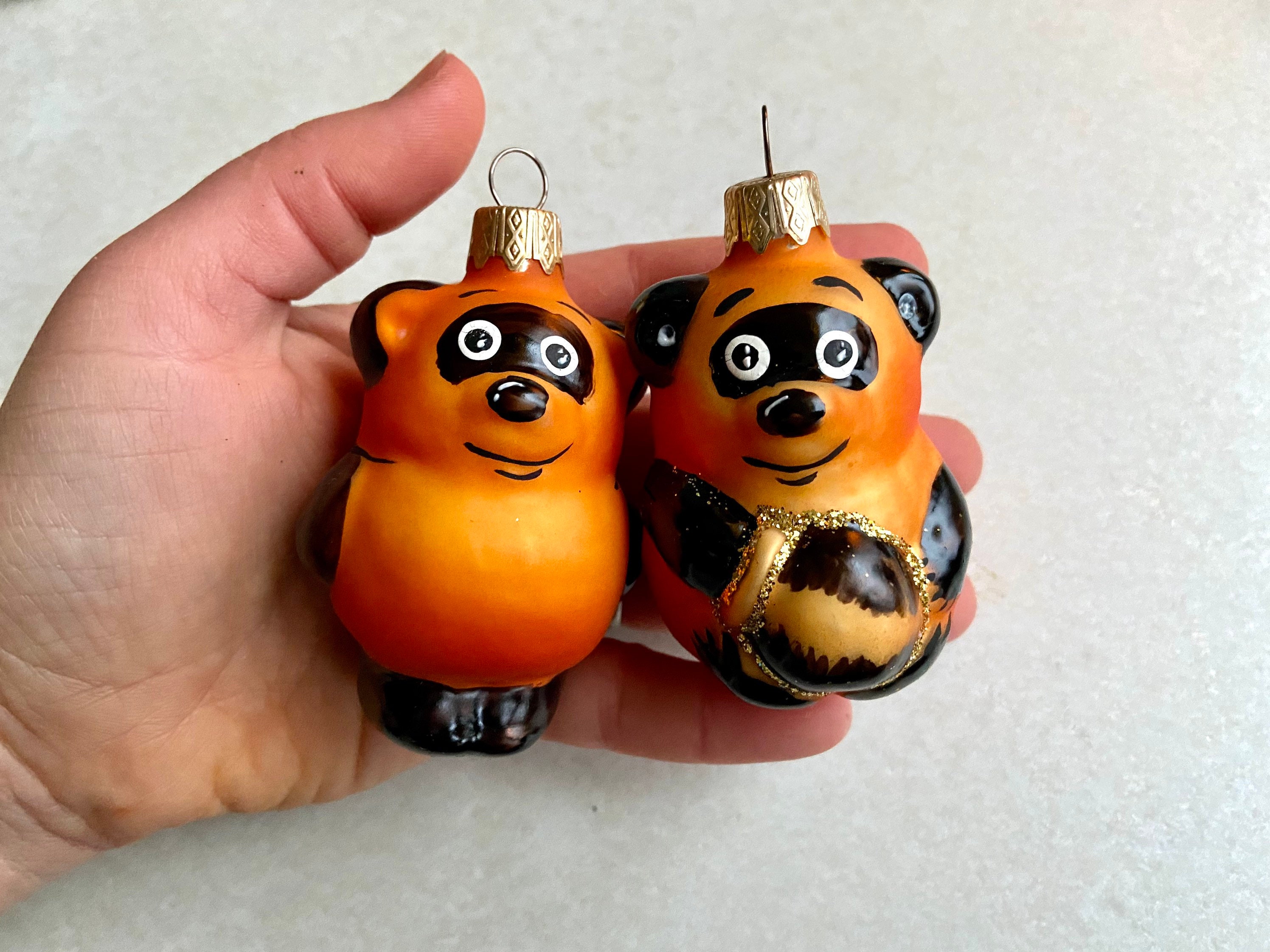 Russian winnie the pooh \u0441hristmas figurine bear Winnie the pooh ...