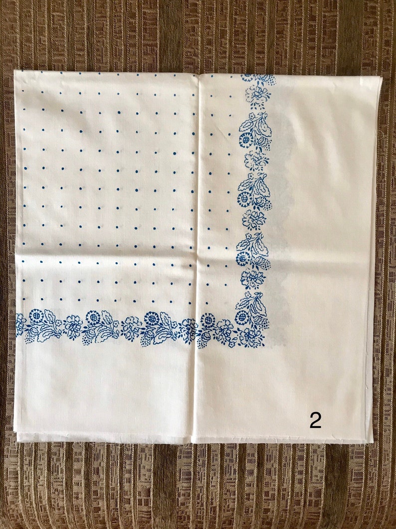 Ukrainian Vintage White Cotton Bandana Russian Floral Slavic | Etsy